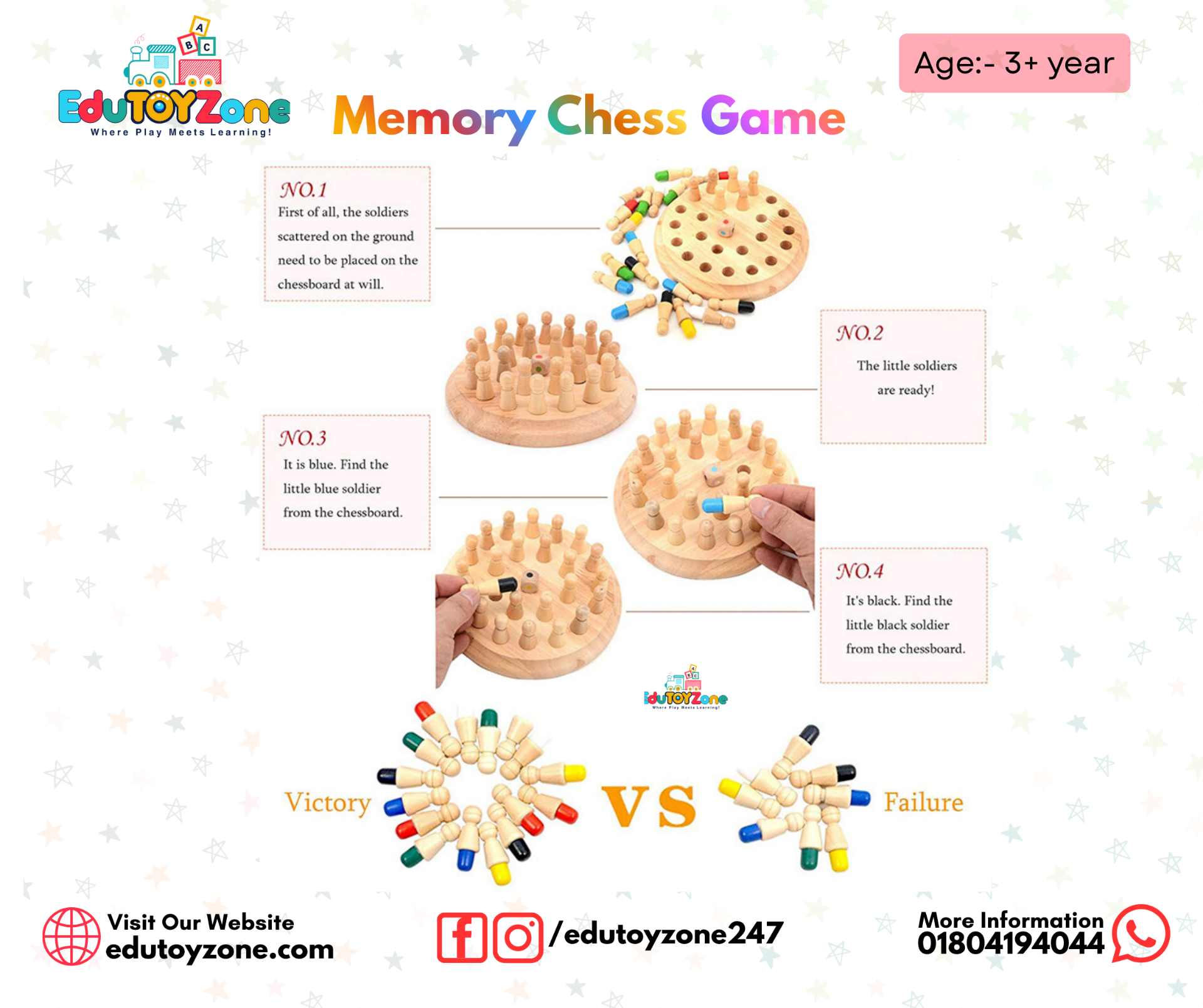 Memory Chess Game | EdutoyZone | Where Play Meets Learning ...